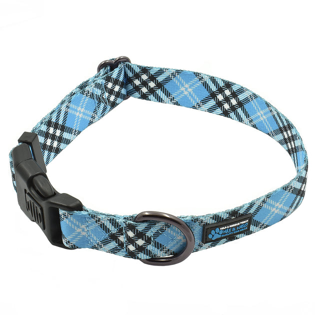 The NEO Dog Collar - Plaid | Max and Neo