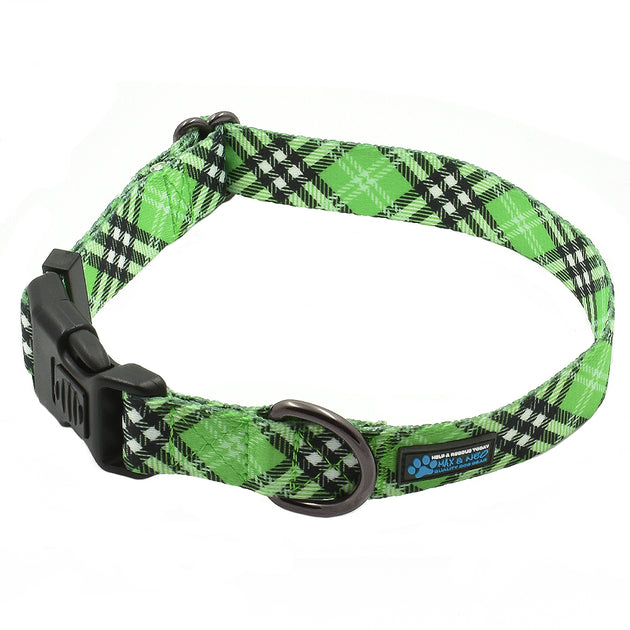 The NEO Dog Collar - Plaid | Max and Neo